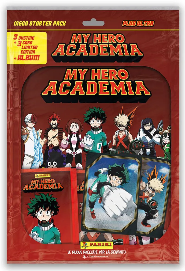 My Hero Academia Plus Ultra Sticker Collection Starter Pack su MangaMe.it